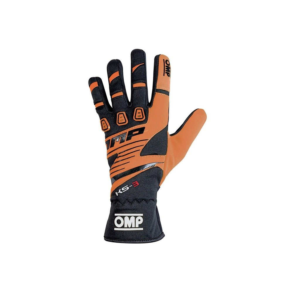 OMP Racing Karting Gloves KS-3 MY19 black/orange | RACING / KARTING ...